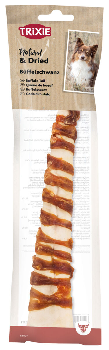 TRIXIE Poslastica za pse, sušeni rep bivola u bivoljem mesu, 28–30 cm | Koreqt.hr